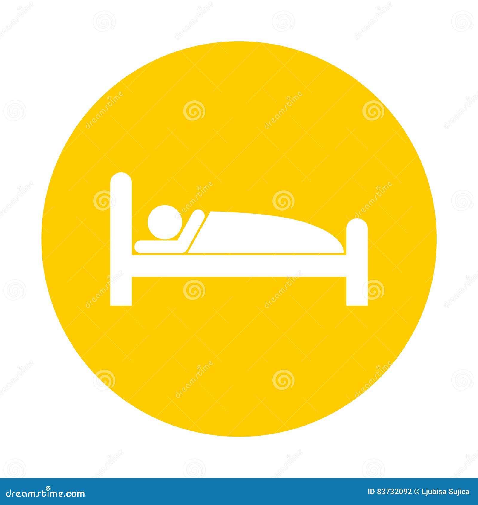 Sleeping Symbol Icon Cartoon Vector | CartoonDealer.com #83732117