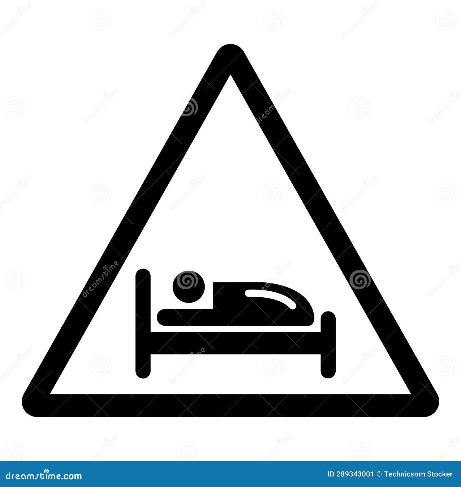 Sleeping Symbol Sign,Vector Illustration, Isolate on White Background ...