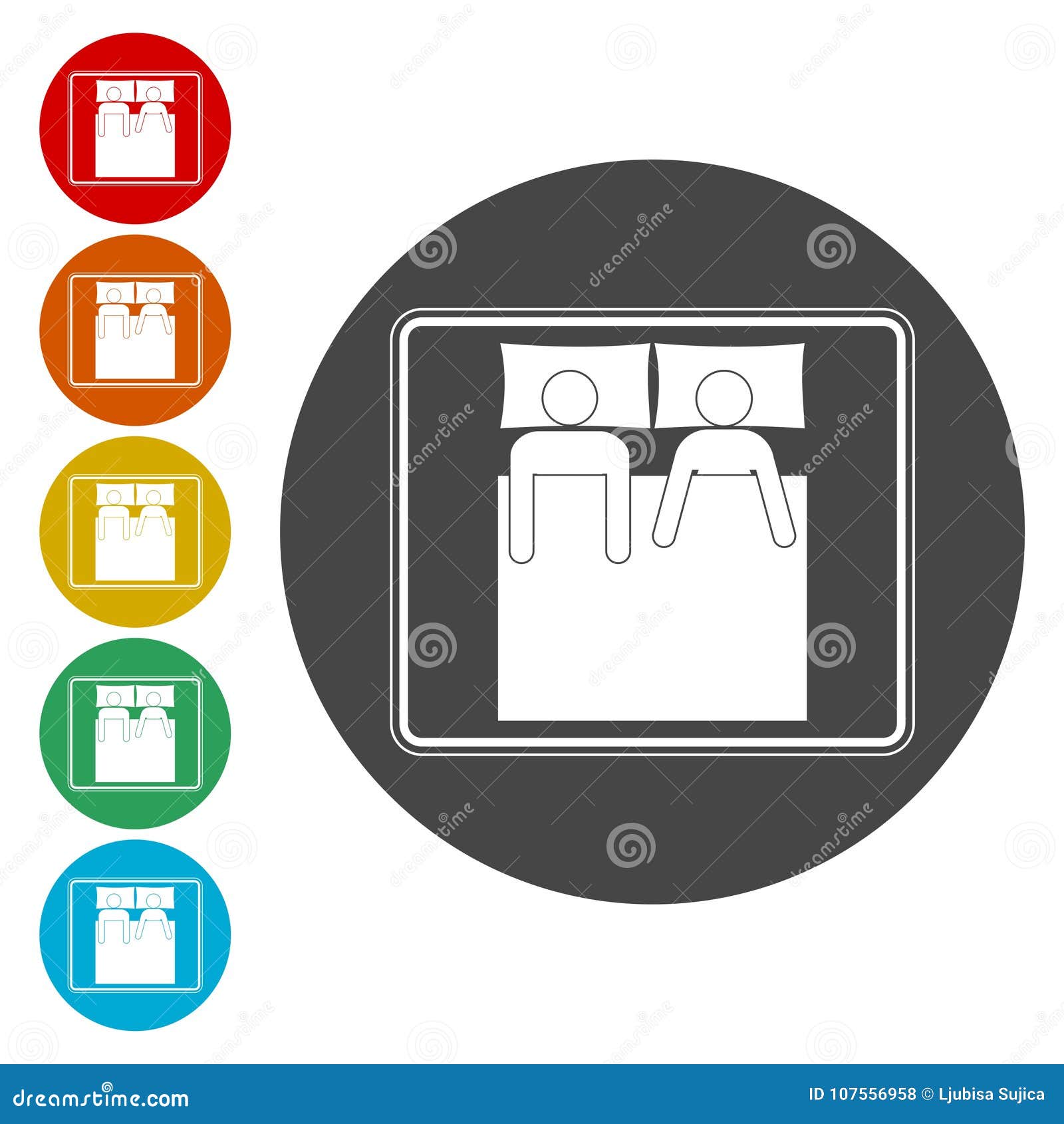 Sleeping Symbol, Sleeping Sign Stock Vector - Illustration of female ...