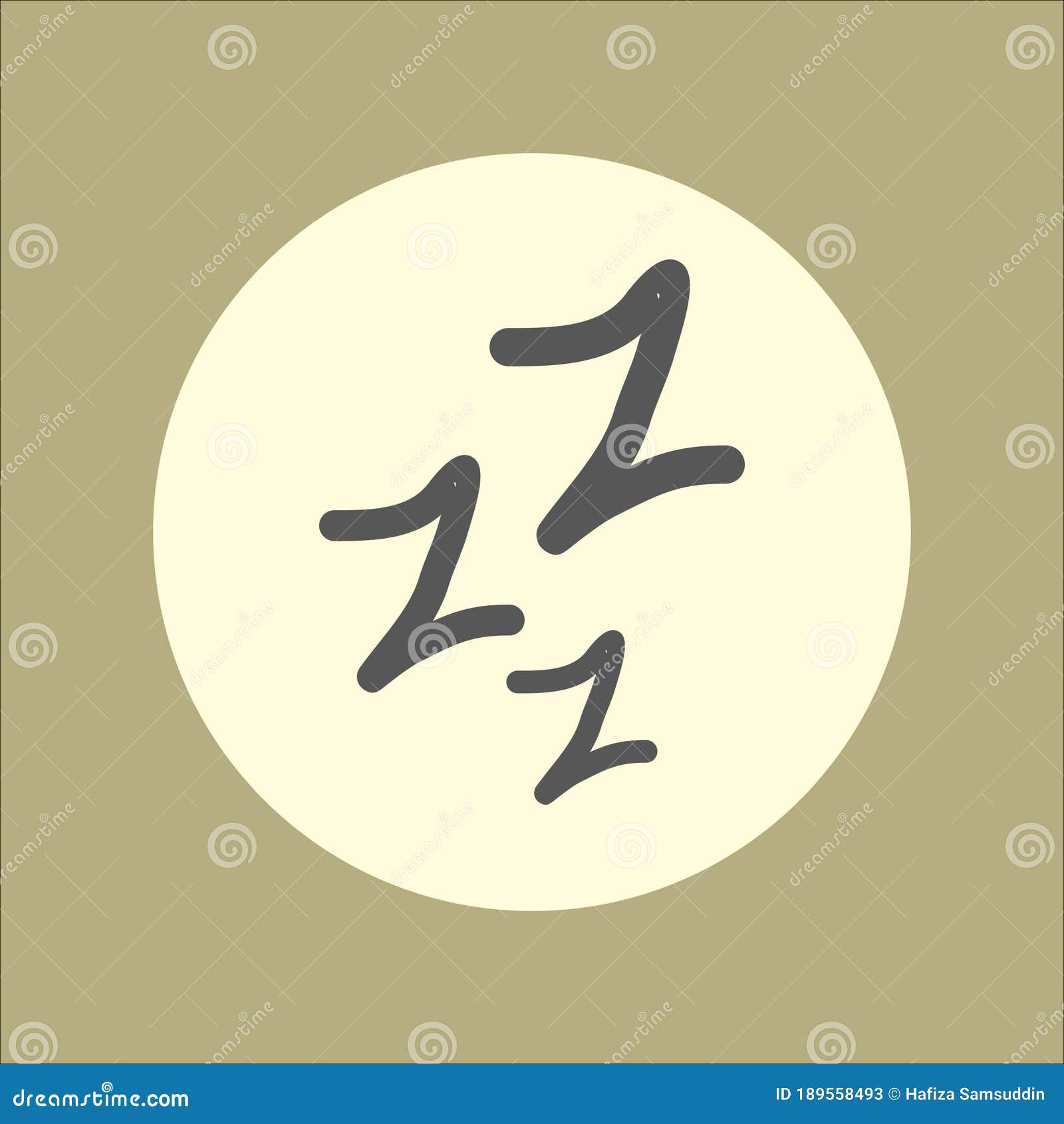 Sleeping Symbol Icon Cartoon Vector | CartoonDealer.com #83732117
