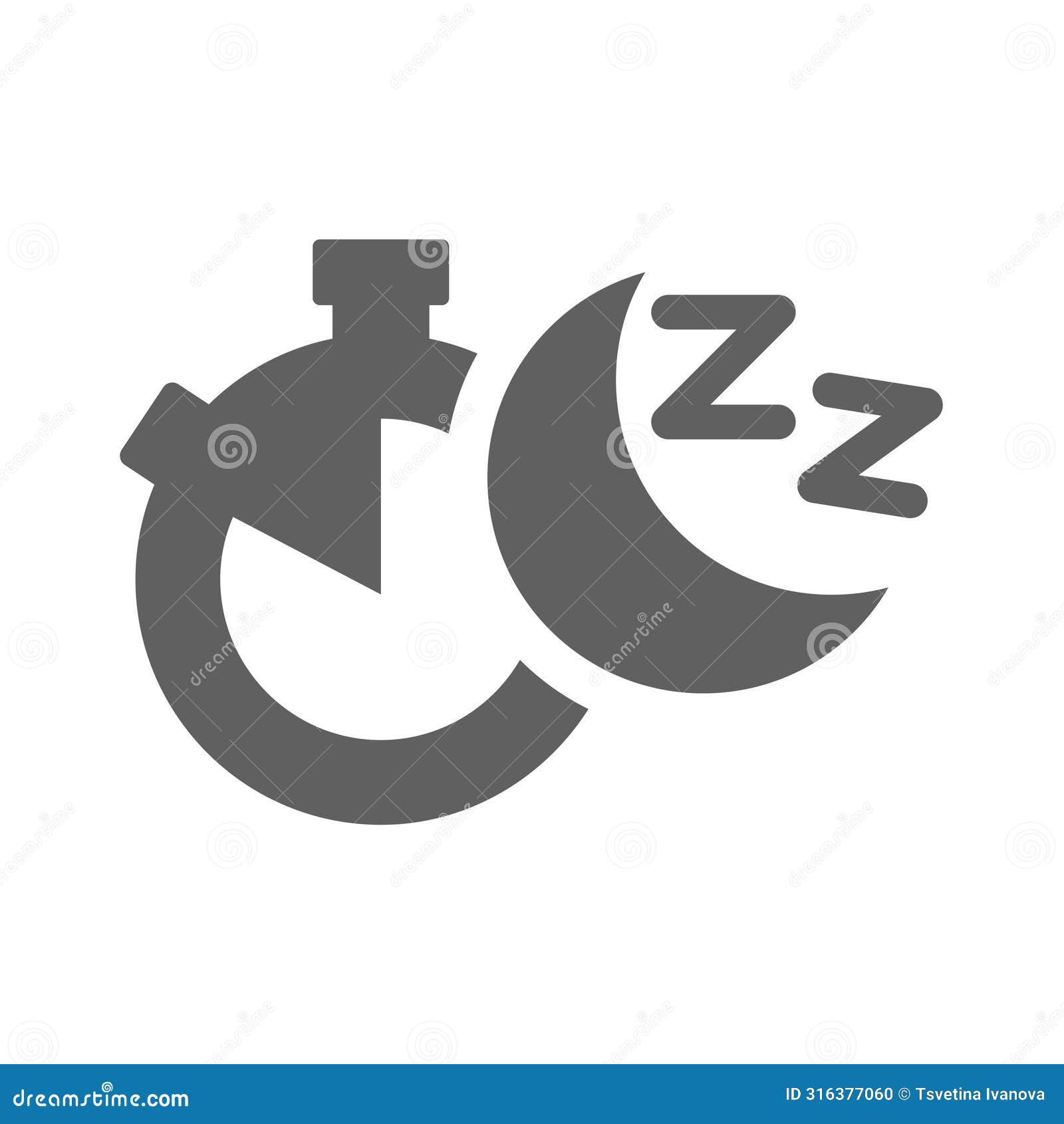 Sleeping Time Doodle Set , Silhouette, Vector Graphic Symbol ...