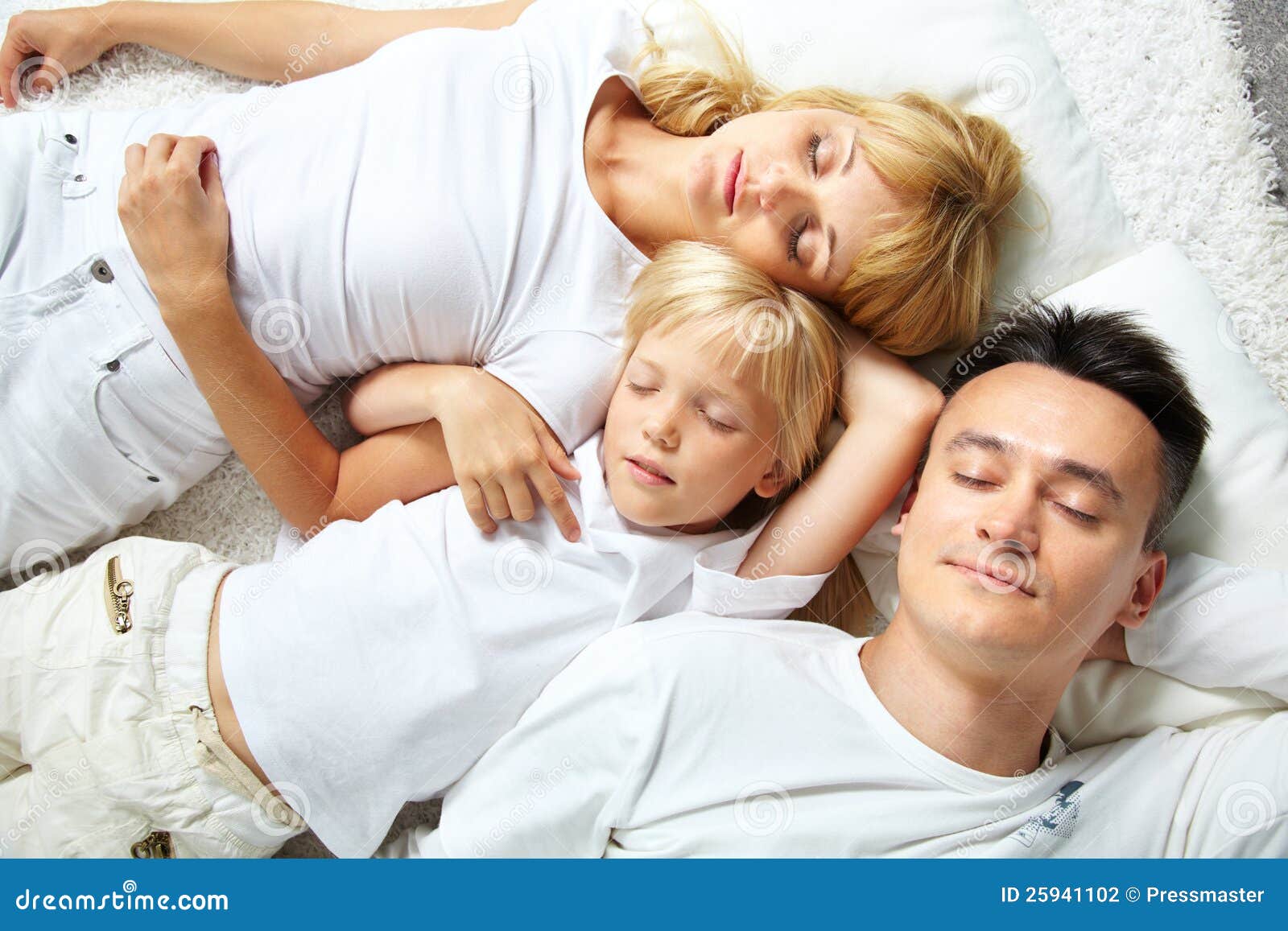 Sleeping together stock photo. Image of adult, calmness - 25941102