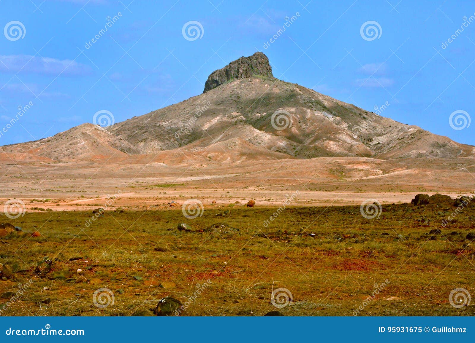 Sleeping On A Volcano, Waking Up Above The Clouds. Stock Photo ...