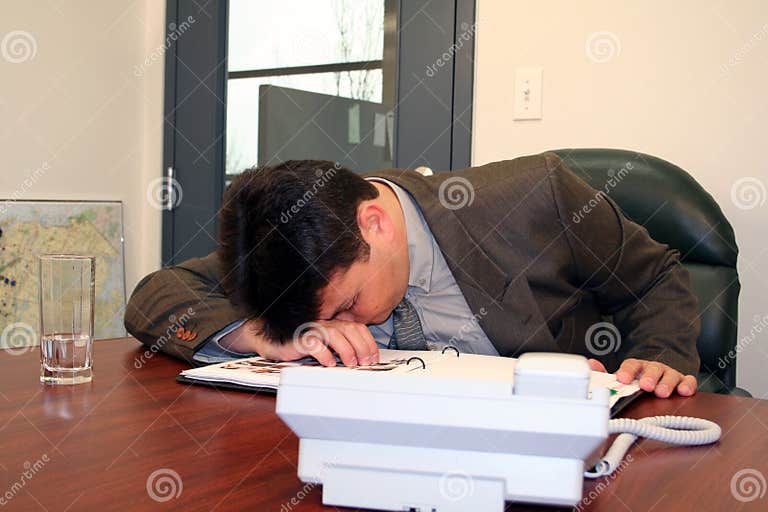 Sleeping at work stock photo. Image of stress, healthy - 270404