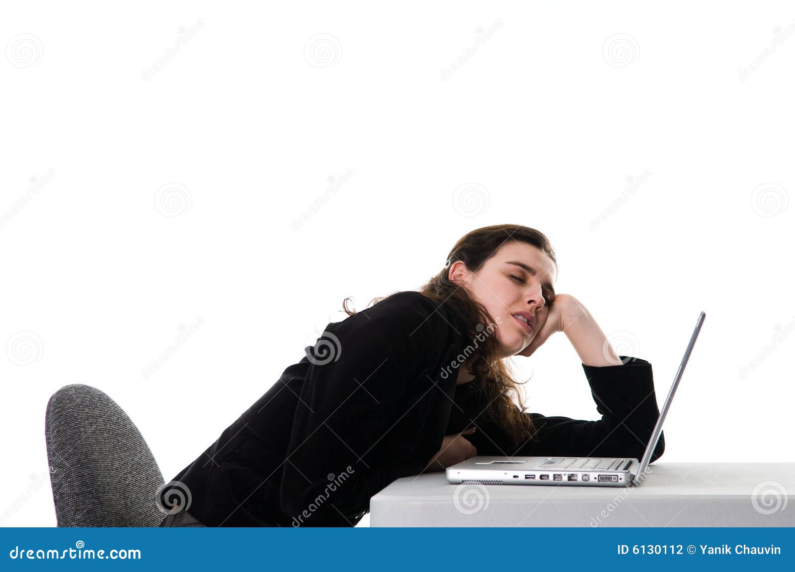 Sleeping at Work stock photo. Image of professional, business - 6130112