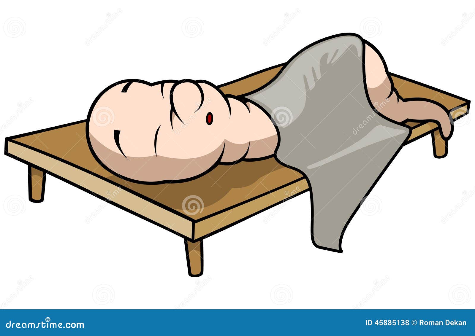 Sleeping Worm stock vector. Illustration of comic, isolated - 45885138