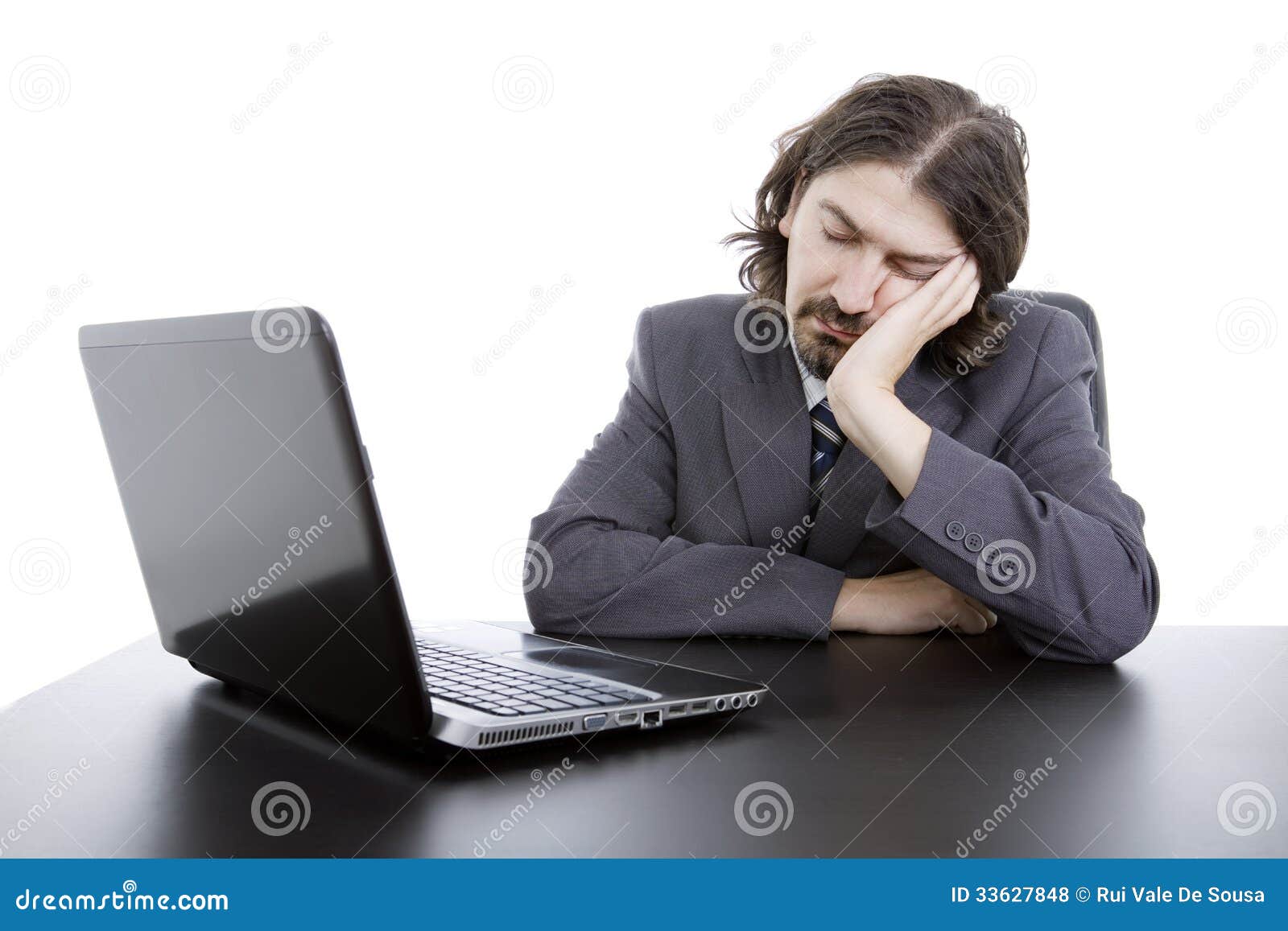 Sleeping stock photo. Image of office, cool, computer - 33627848