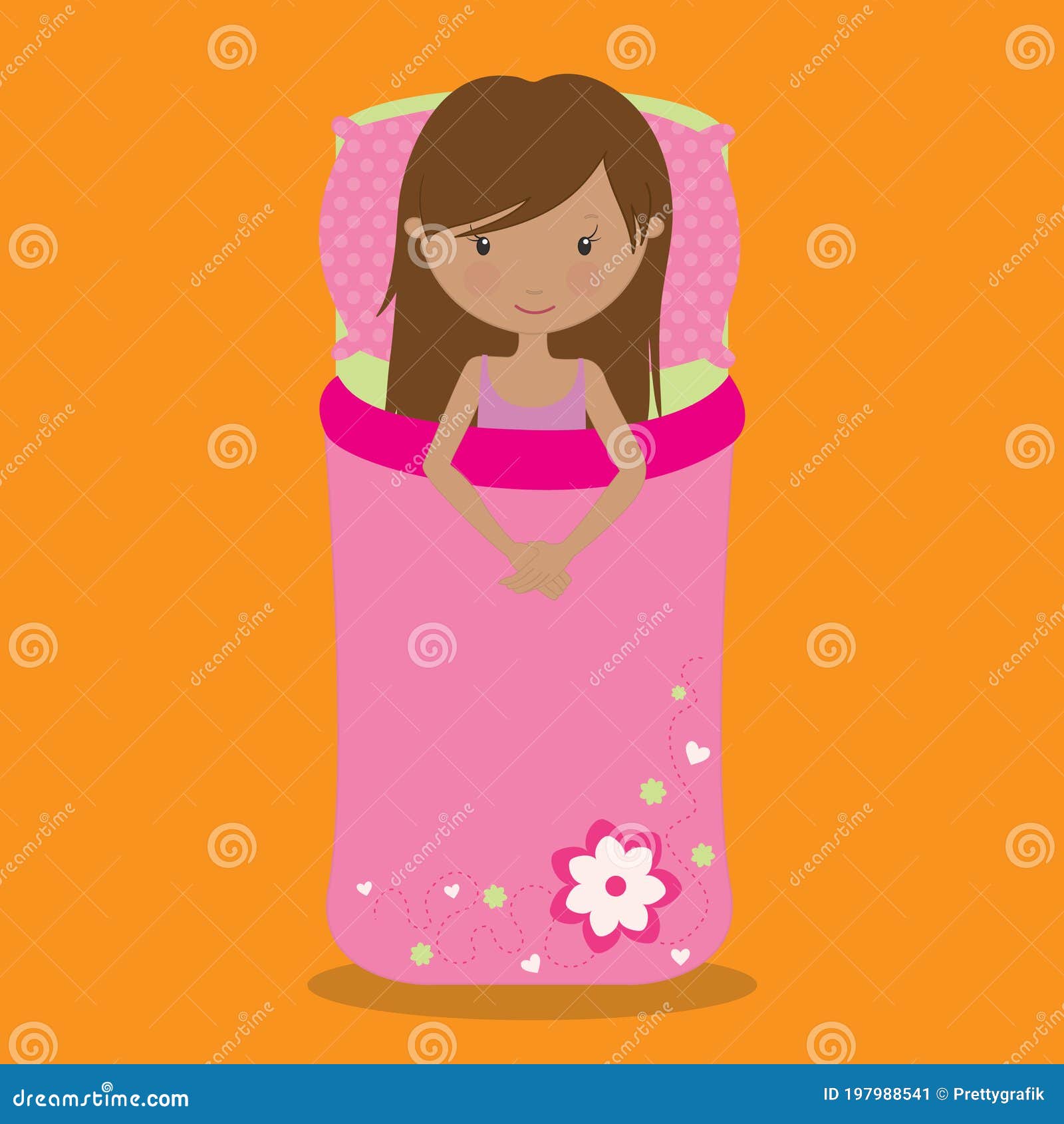 Sleepover in bed 05 2 stock illustration. Illustration of sleepover ...