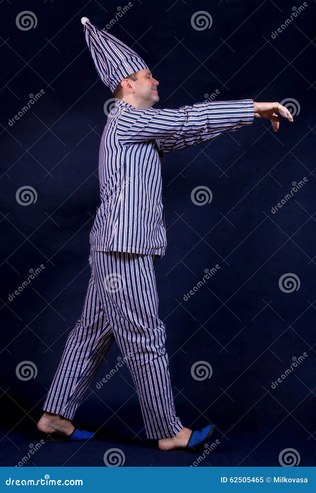 Sleepwalker stock image. Image of sleepy, caucasian, black - 62505465