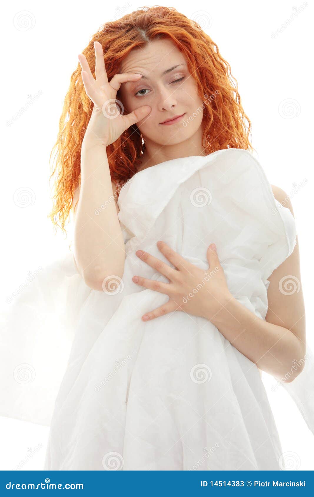 Sleepy stock image. Image of female, caucasian, bedtime - 14514383