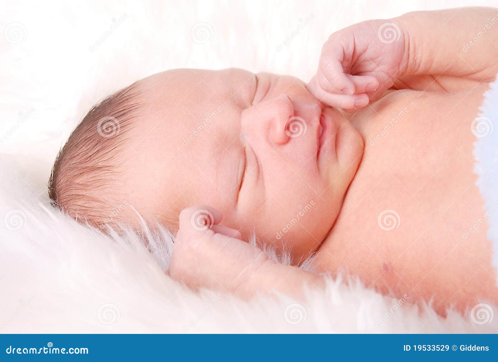 Sleepy baby stock image. Image of baby, body, blanket - 19533529