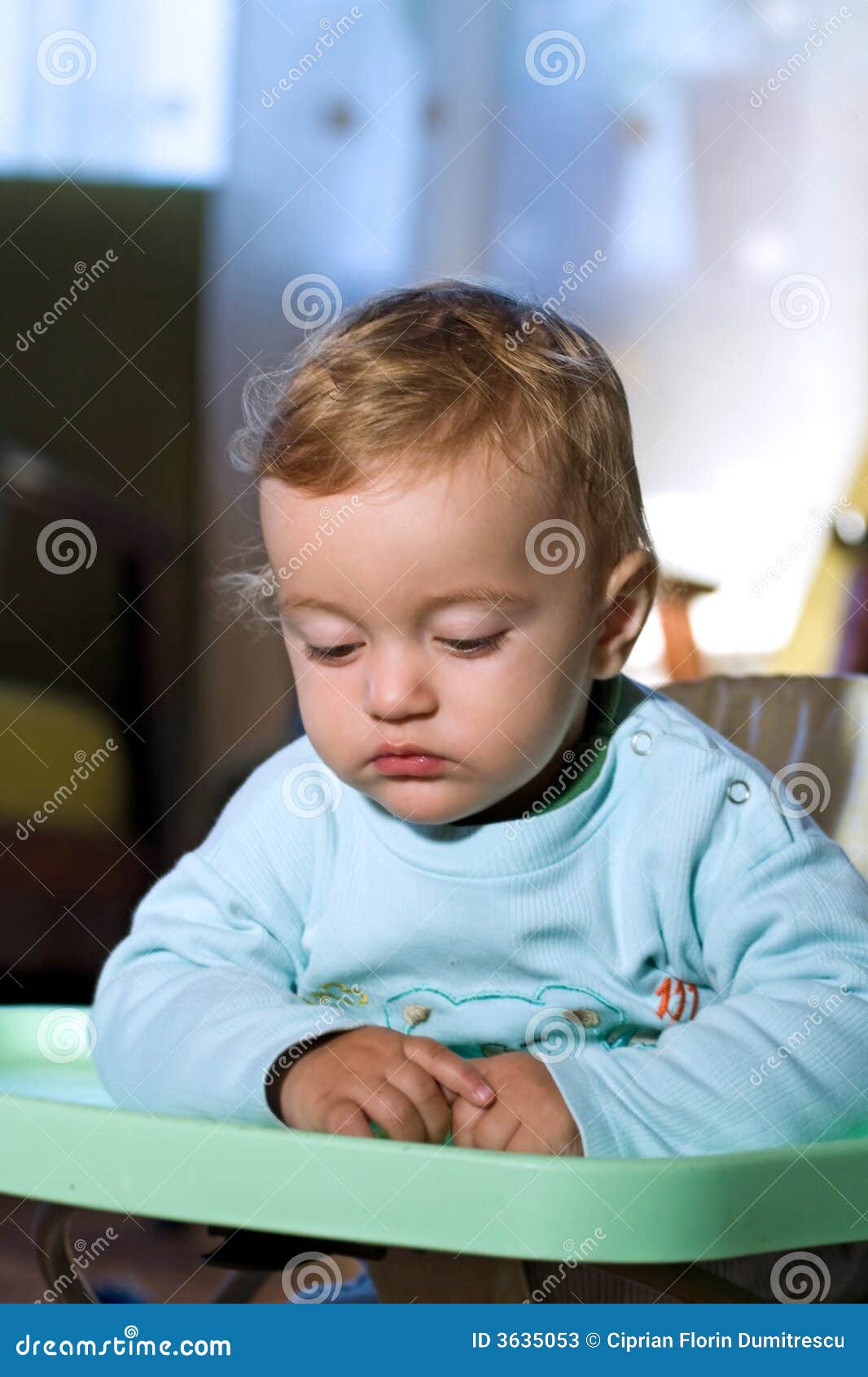 Sleepy baby stock image. Image of blond, child, eyes, sleep - 3635053