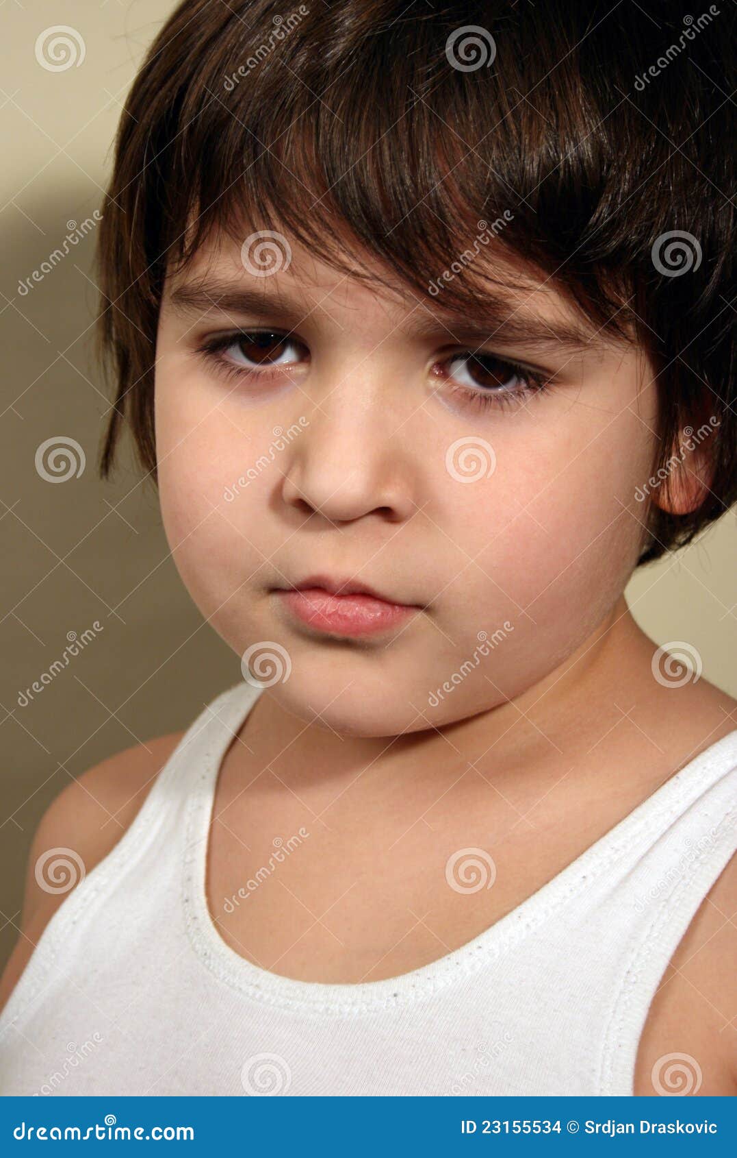 Sleepy boy stock photo. Image of hair, child, male, cheerful - 23155534