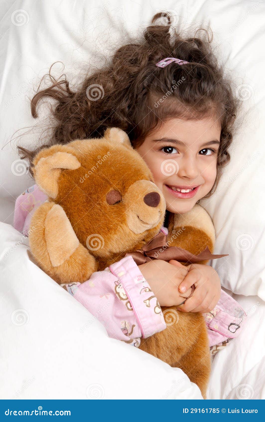 Sleepy girl stock image. Image of small, laughing, dream - 29161785
