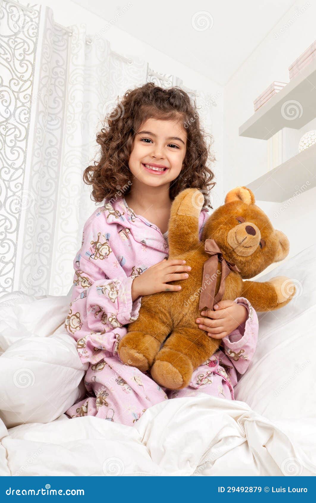 Sleepy girl stock image. Image of kids, cheerful, studio - 29492879