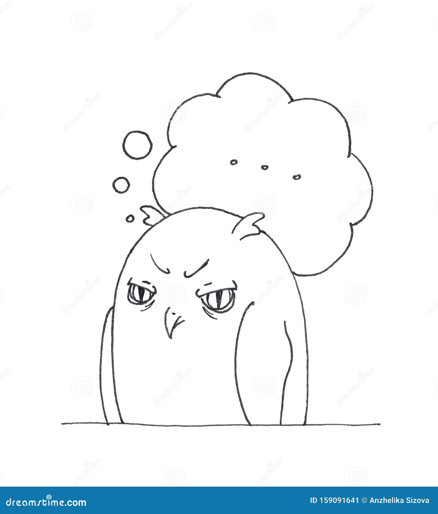 Grumpy Sleepy Woman With Coffee Mug Stock Photography | CartoonDealer ...