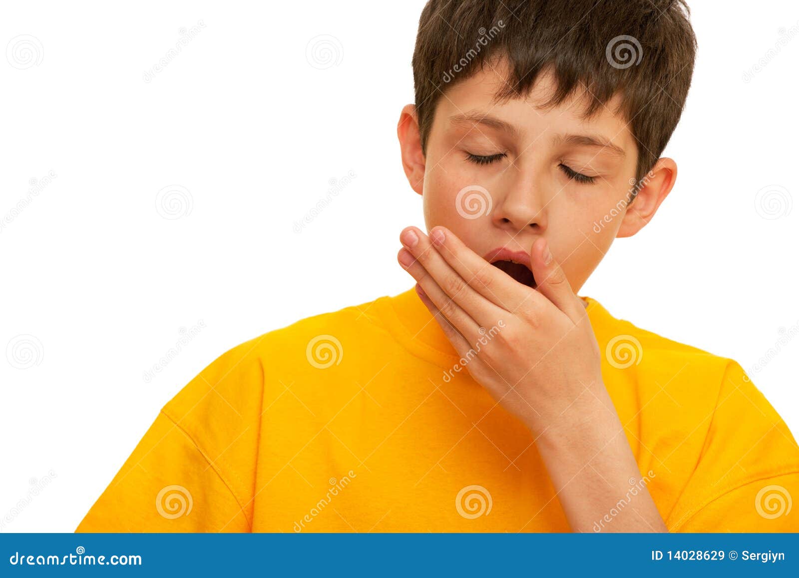 Sleepy Kid Royalty Free Stock Images - Image: 14028629