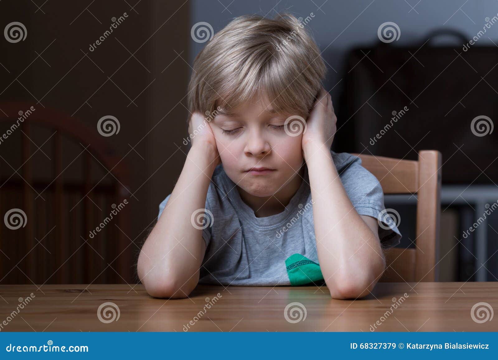 Sleepy Little Boy On Bunk Bed Stock Image | CartoonDealer.com #20170177