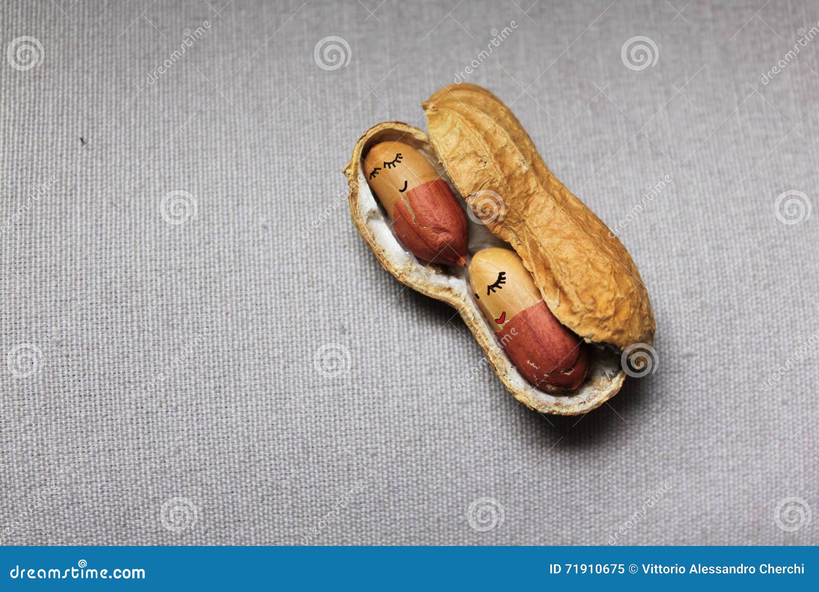 Sleepy peanuts stock image. Image of fruit, mustard, happiness - 71910675