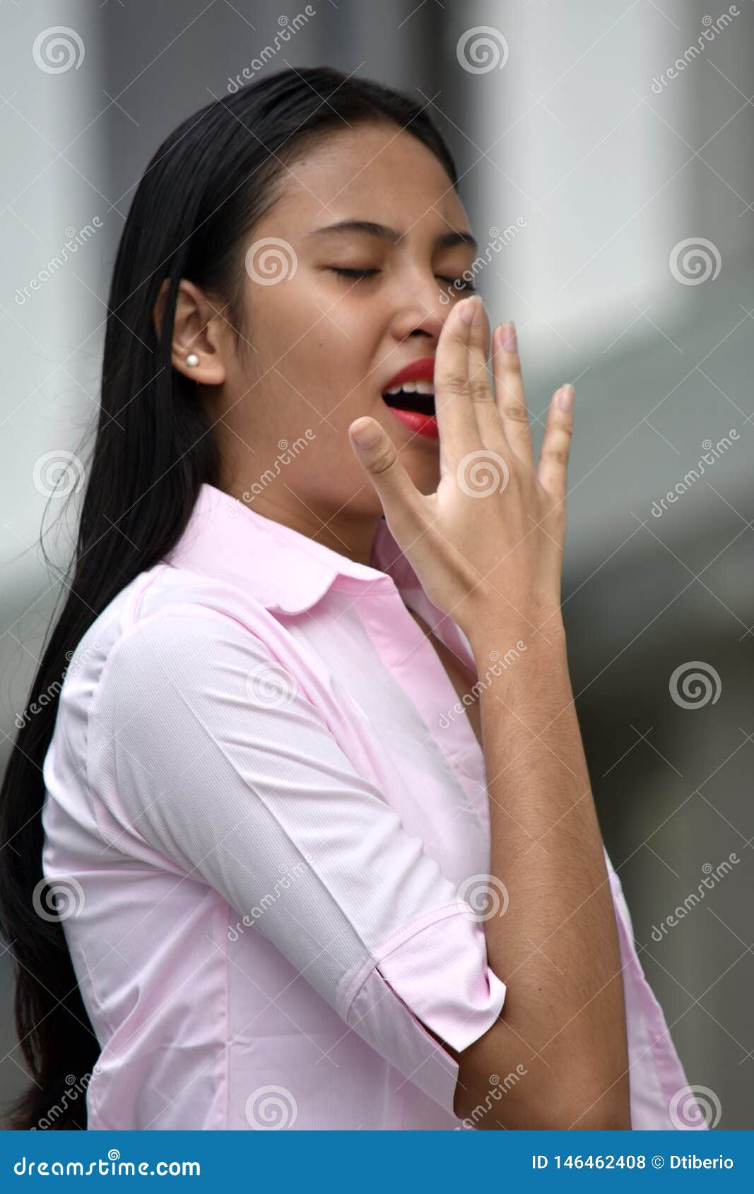 A Sleepy Pretty Person stock photo. Image of individual - 146462408