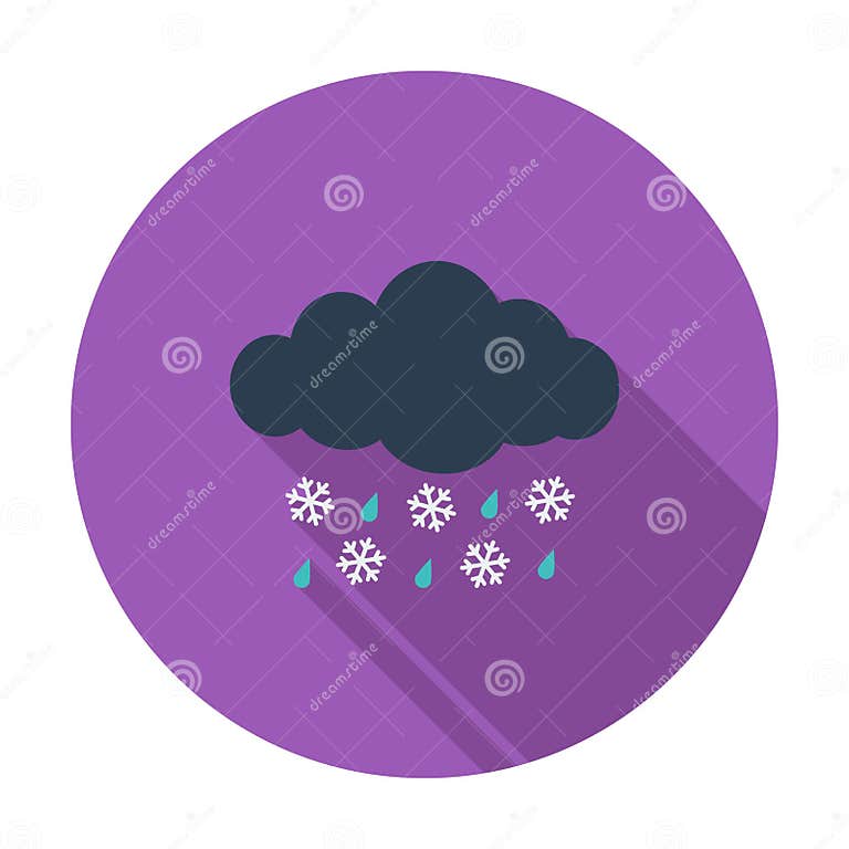 Sleet icon stock vector. Illustration of environment - 93393836
