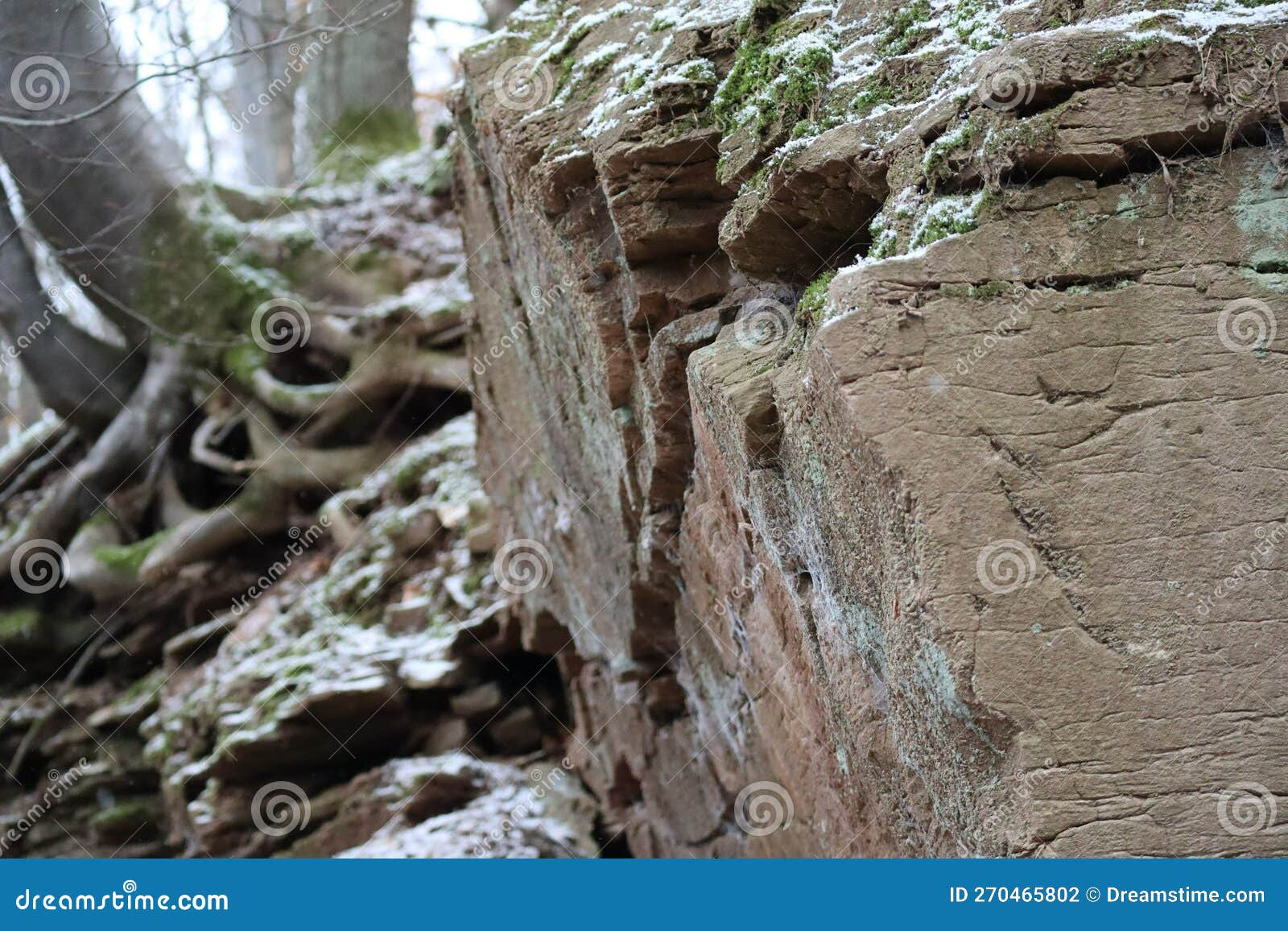 Sleet Showers in the Rock Labyrinth Stock Photo - Image of magical ...