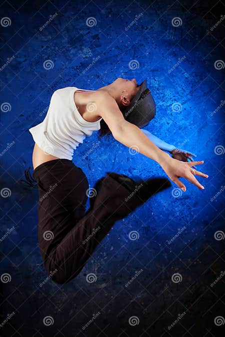 Slender dancer stock photo. Image of girl, breakdancer - 10707450