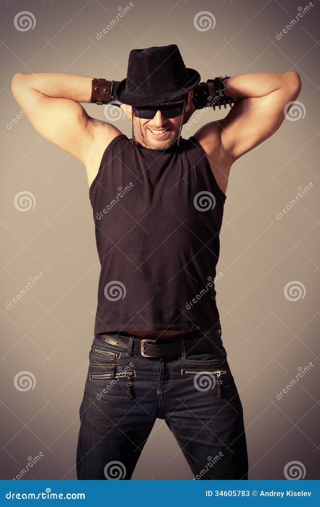 Slender man stock image. Image of biceps, handsome, background - 34605783