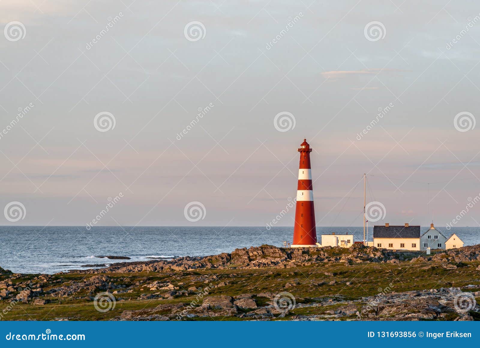 Slettnes Lighthouse in Finnmark, Norway Stock Photo - Image of europe ...