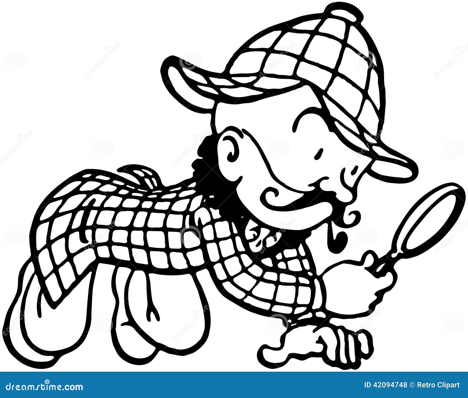 Sleuth stock vector. Illustration of examinations, investigations ...