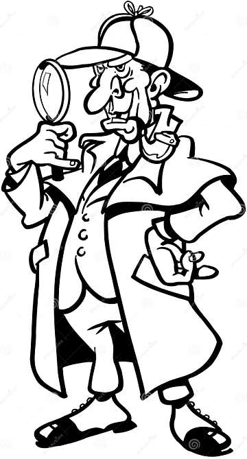 Sleuth Cartoon Vector Clipart Stock Vector - Illustration of print ...