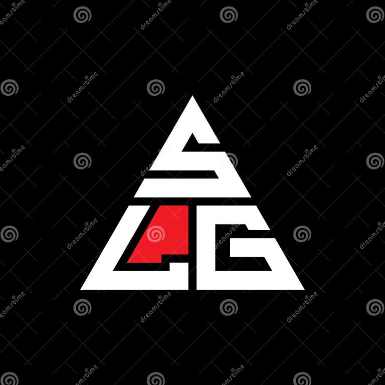 SLG Triangle Letter Logo Design with Triangle Shape. SLG Triangle Logo ...