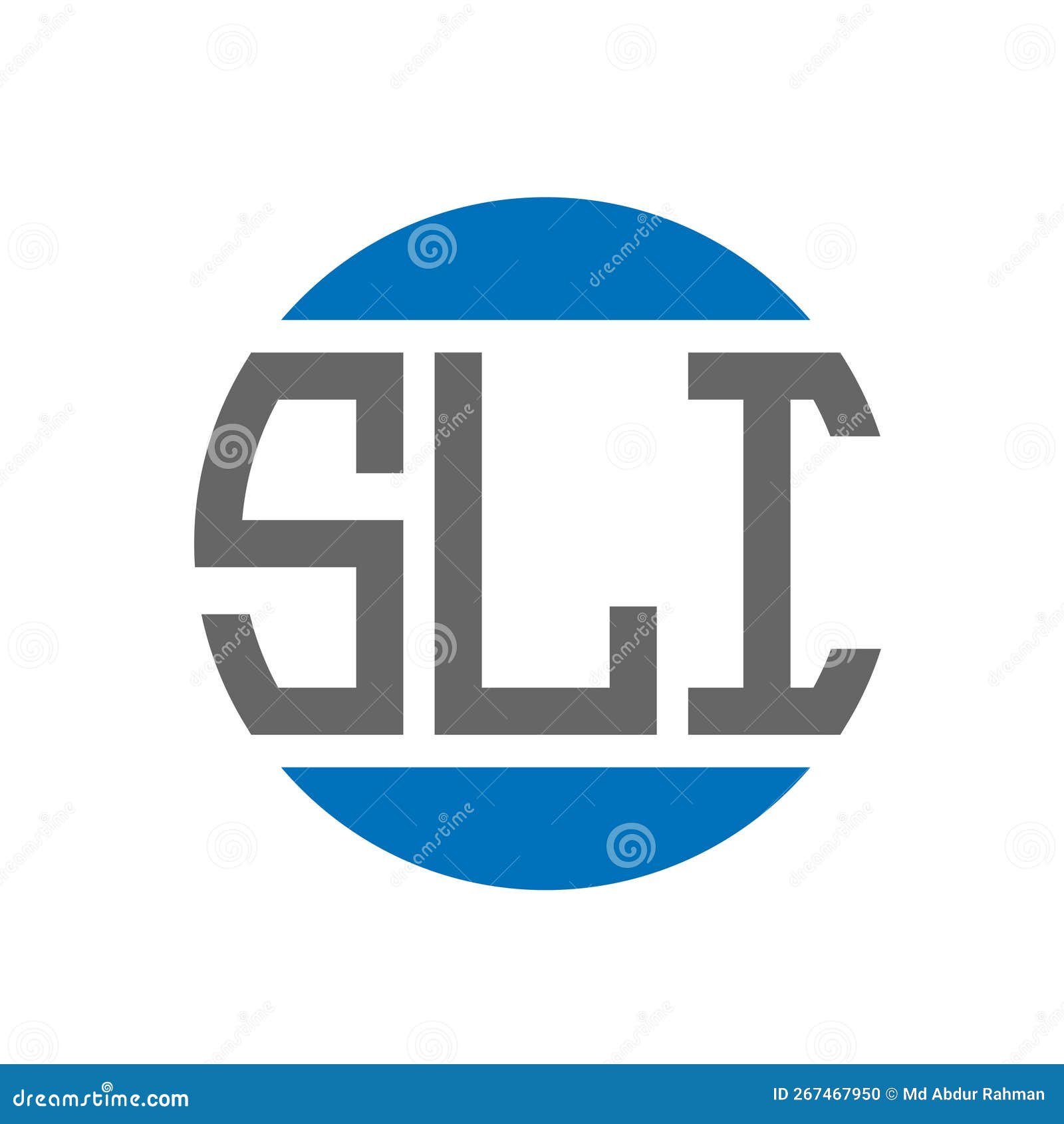 SLI Letter Logo Design On White Background. SLI Creative Initials ...