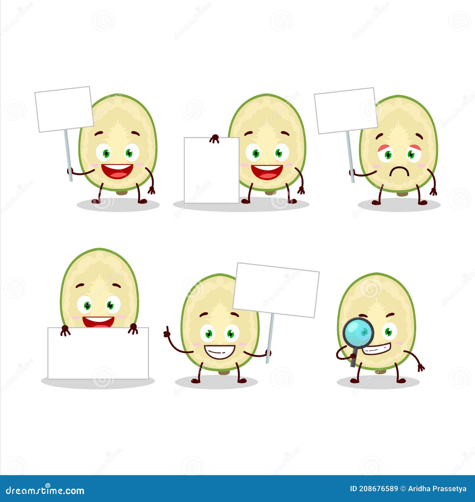 Slice Of Ambarella Cartoon Character With Various Angry Expressions ...