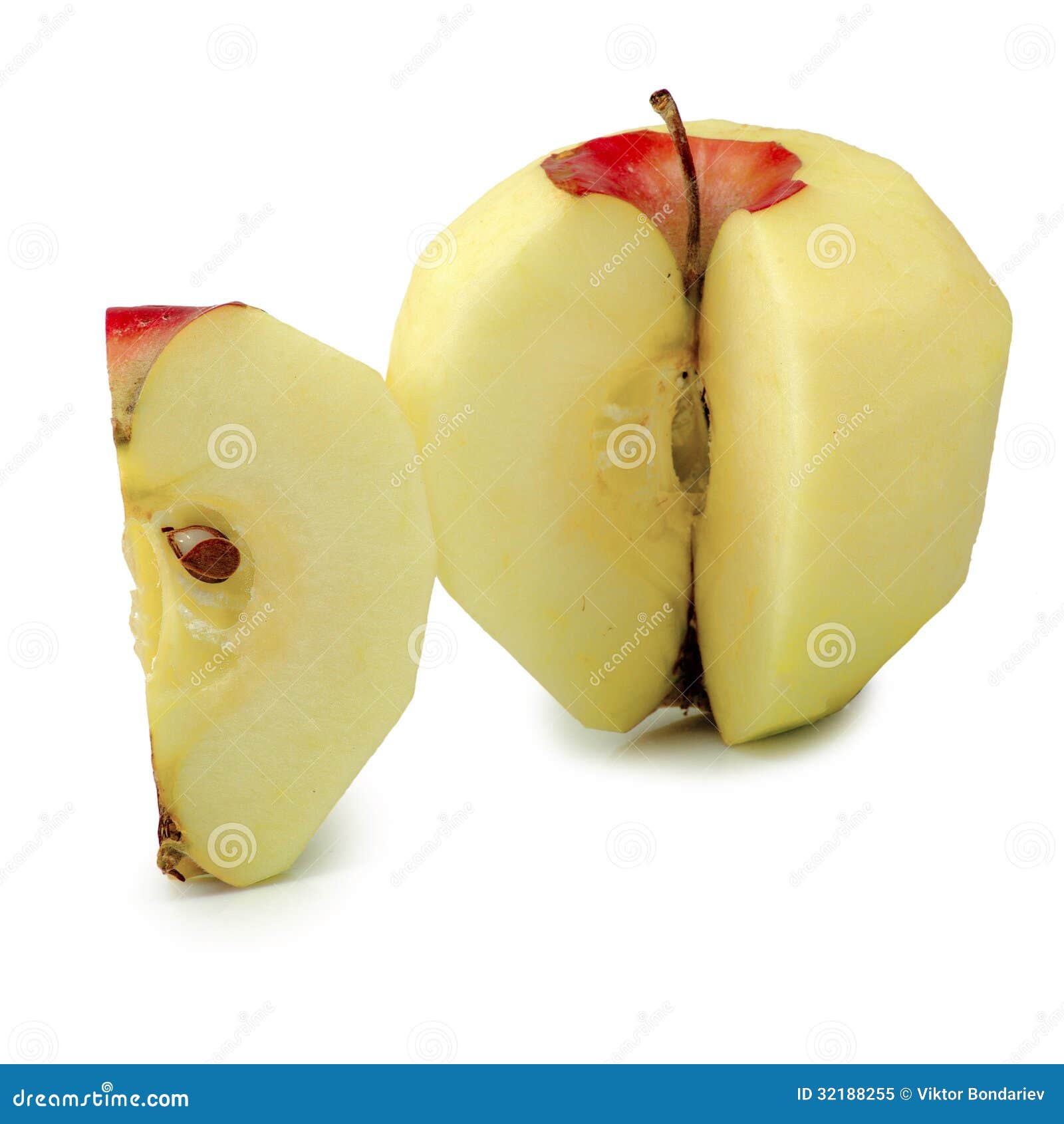 Slice of of apple stock image. Image of growth, organic - 32188255