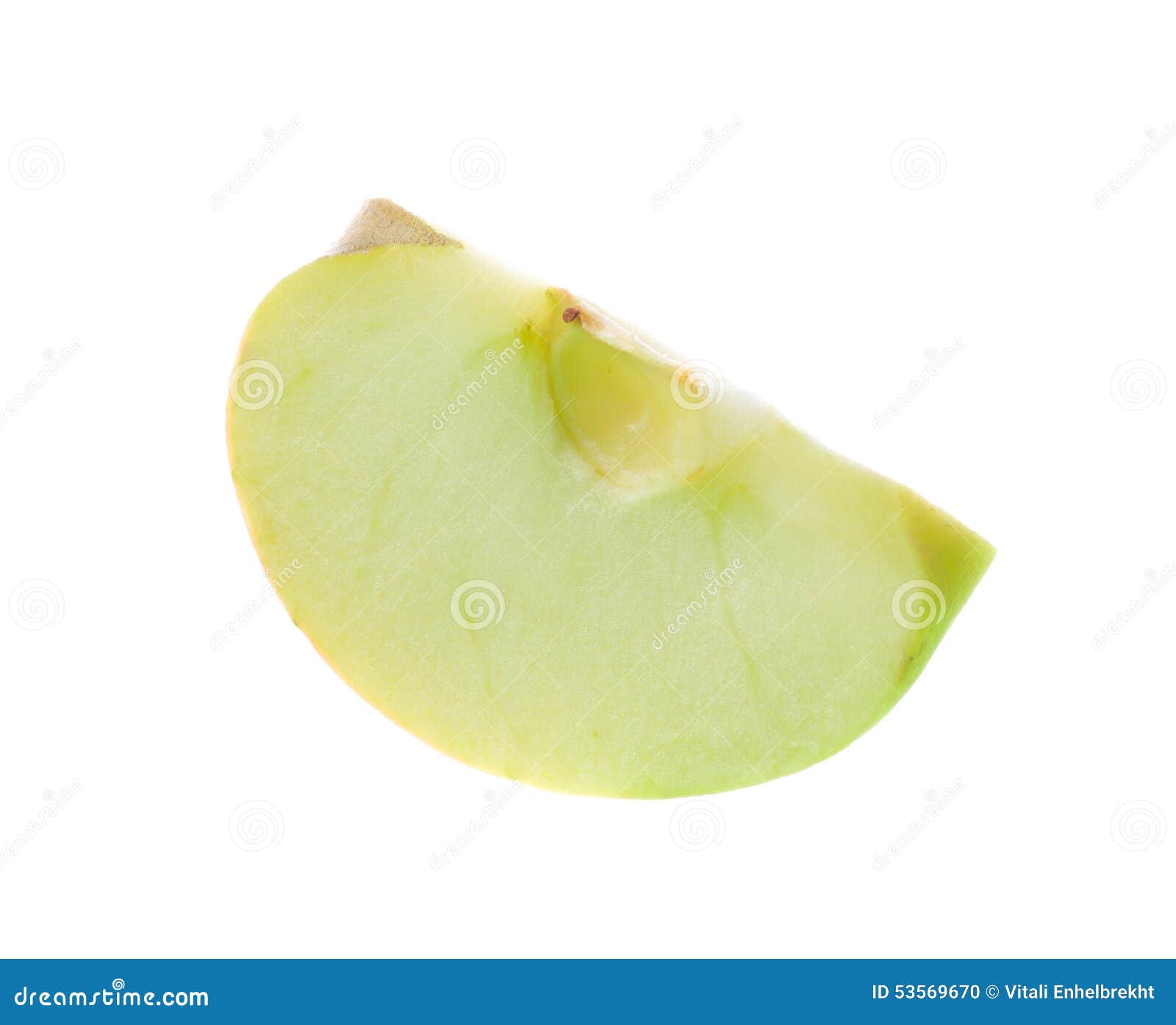 Slice of apple stock photo. Image of nutritious, fruit - 53569670