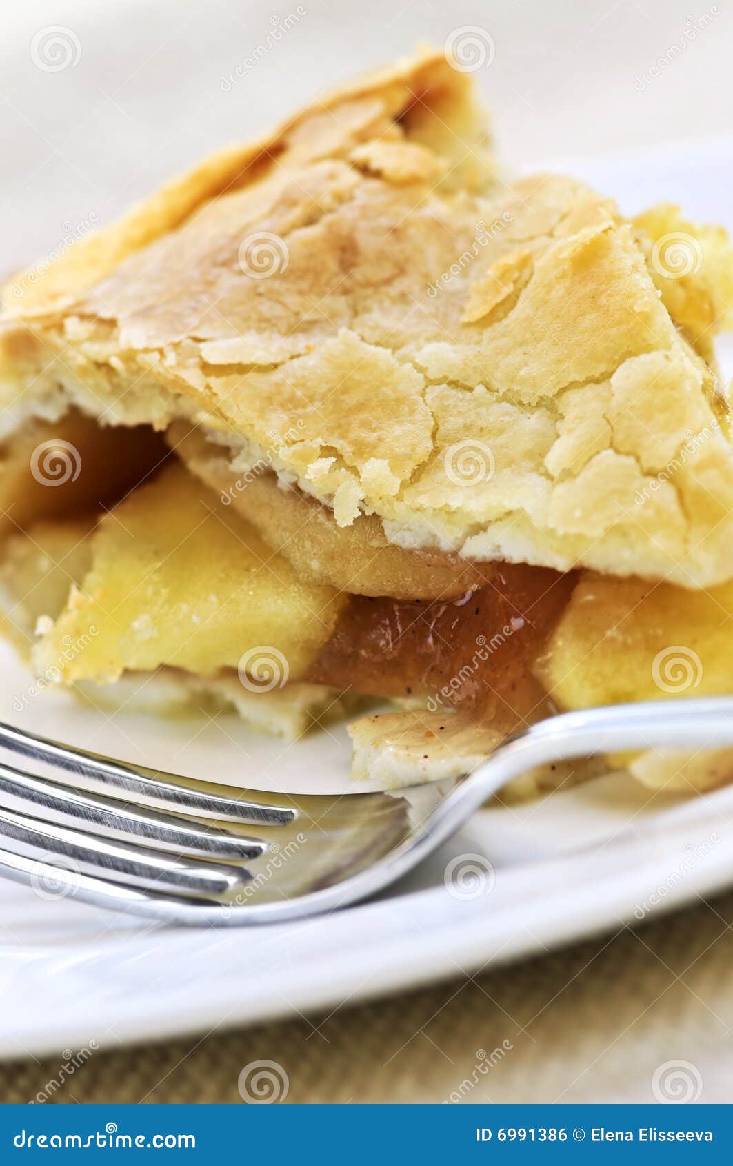 Slice of apple pie stock photo. Image of autumn, apples - 6991386