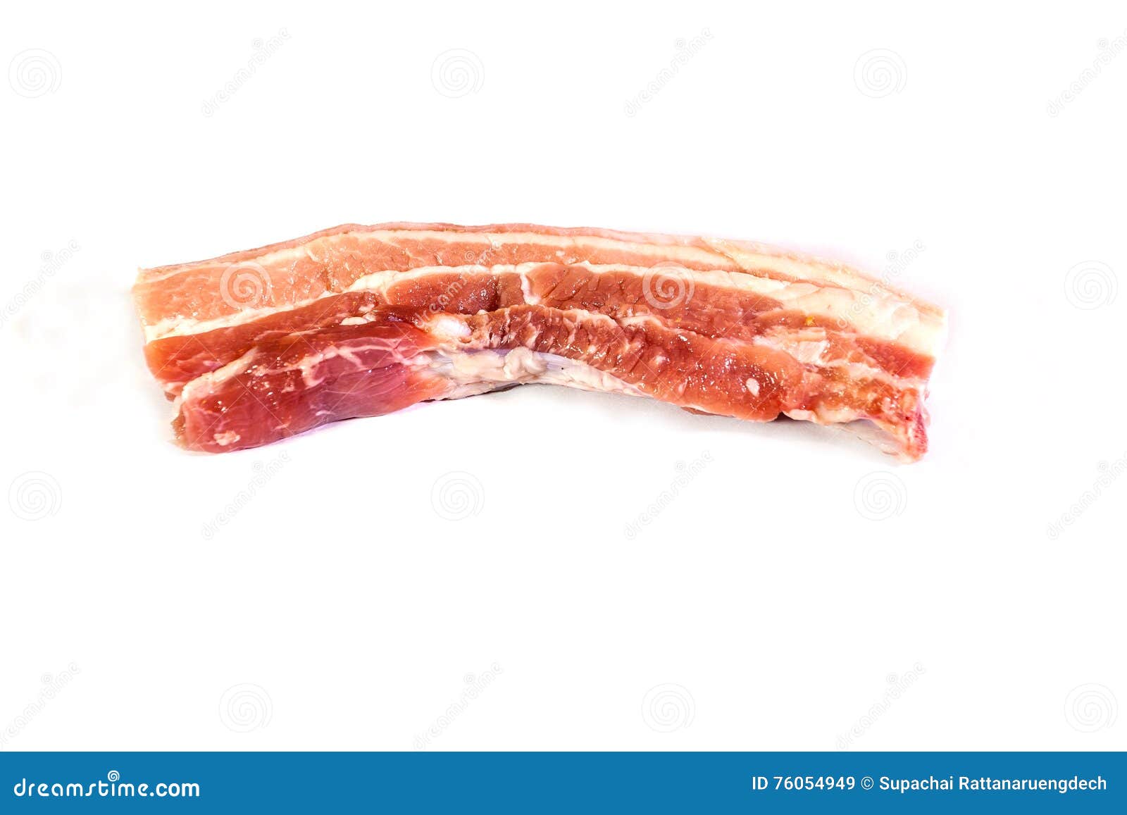 Slice of bacon stock image. Image of horizontal, protein - 76054949