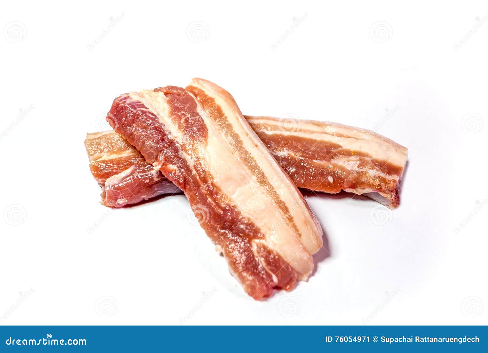 Slice of bacon stock image. Image of object, calorie - 76054971