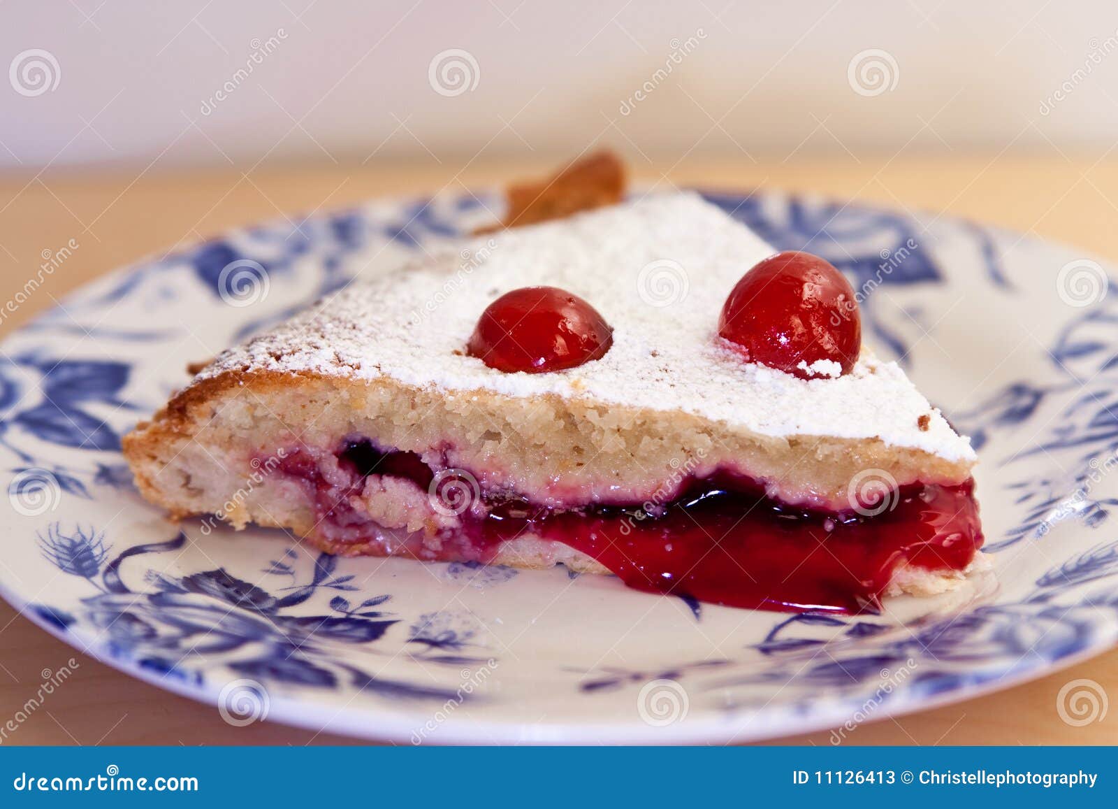 A Slice of Bakewell Pudding Stock Image - Image of derbyshire, baking ...