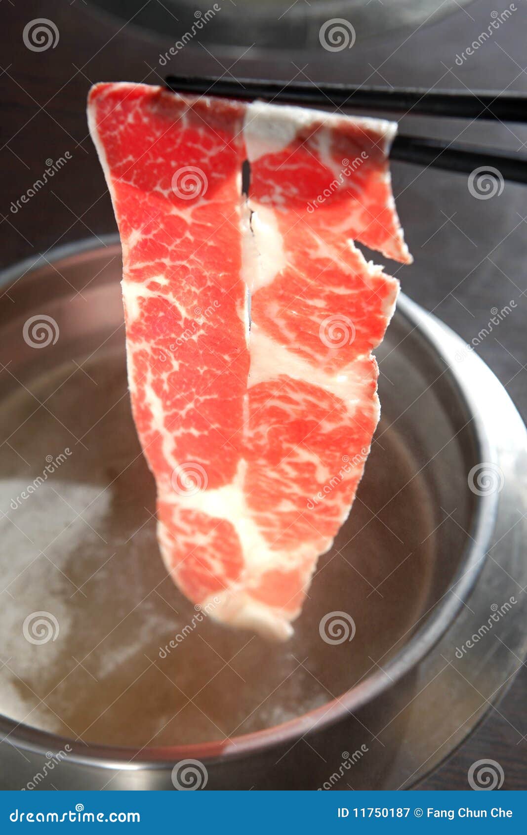 Slice of beef stock image. Image of watter, smoke, boiled - 11750187