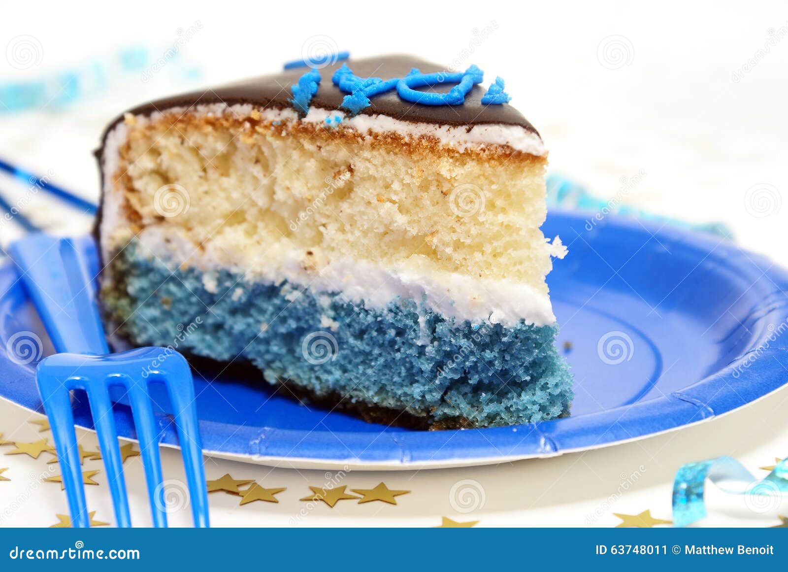 Slice Of Birthday Cake Royalty-Free Stock Photo | CartoonDealer.com ...