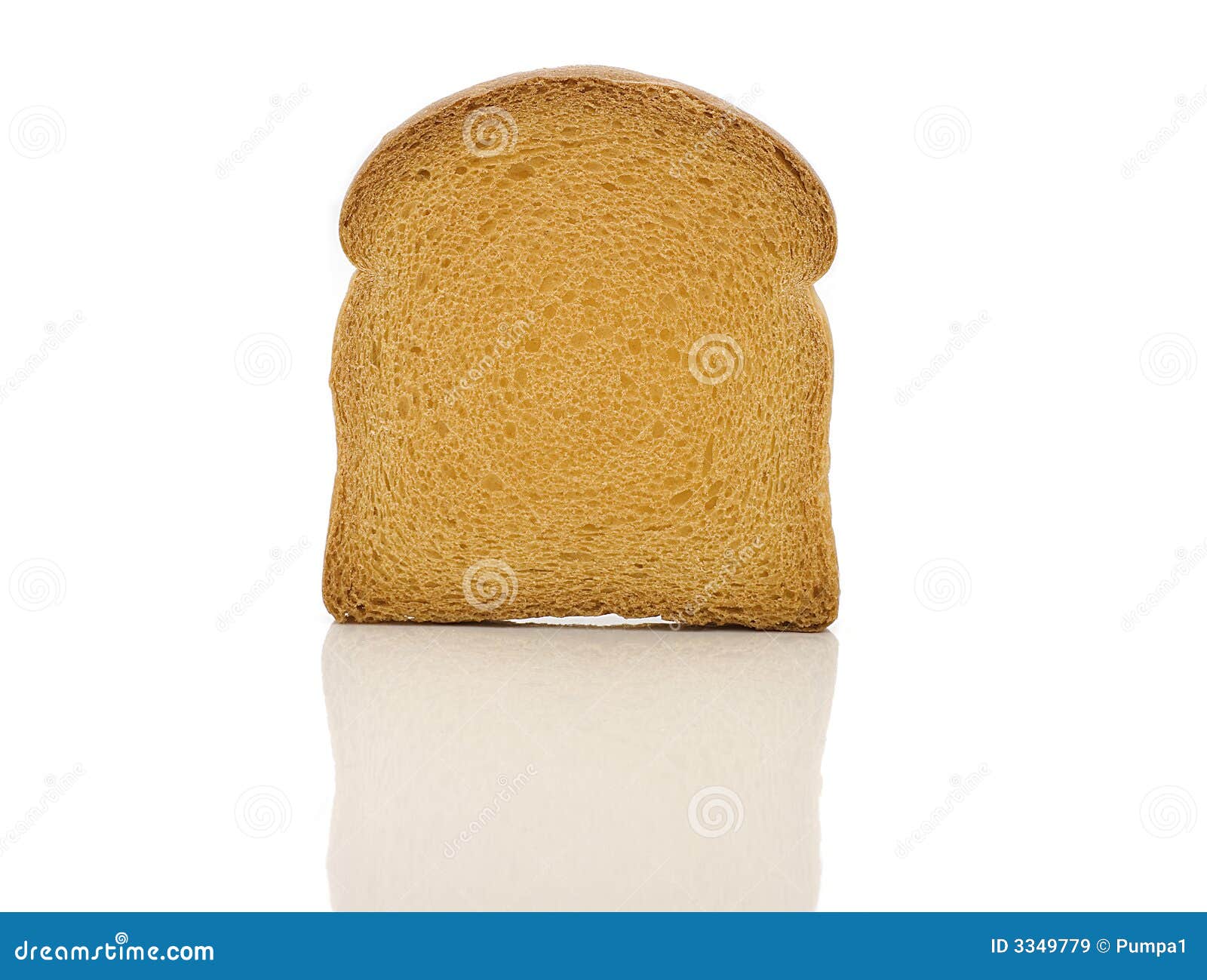 Slice of bread stock image. Image of wheat, slice, standing - 3349779