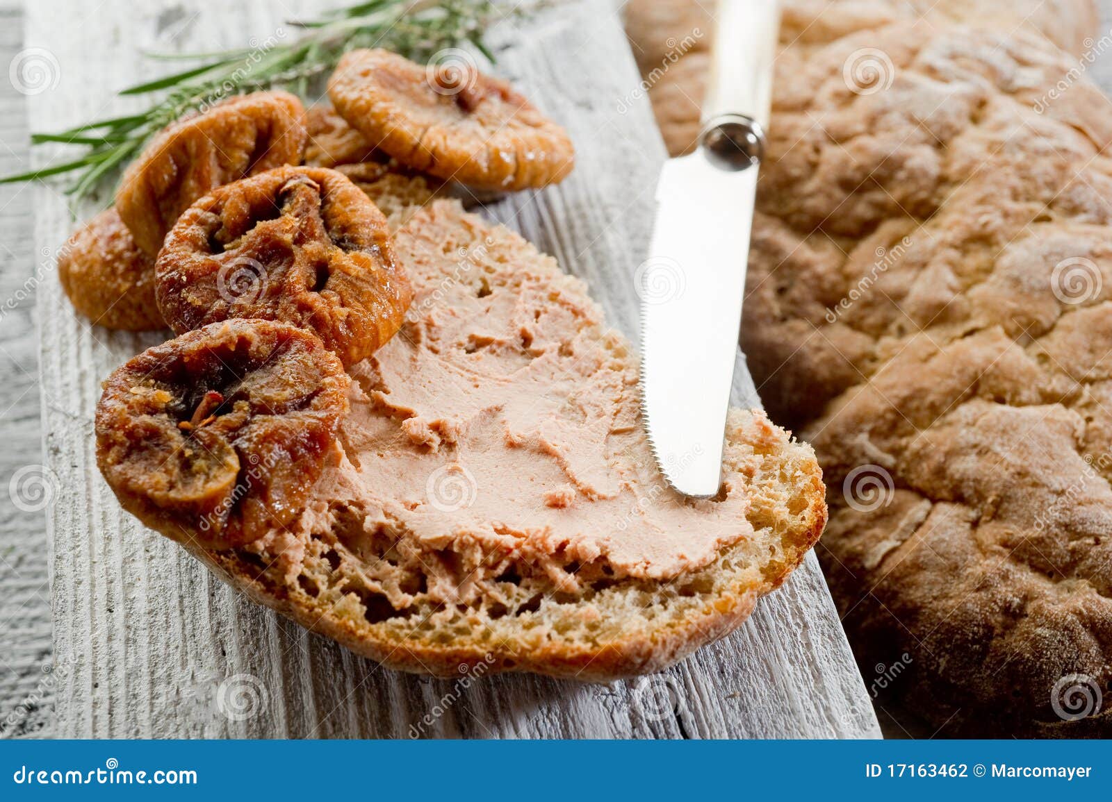 Slice bread with patÃ© stock photo. Image of pate, lunch - 17163462