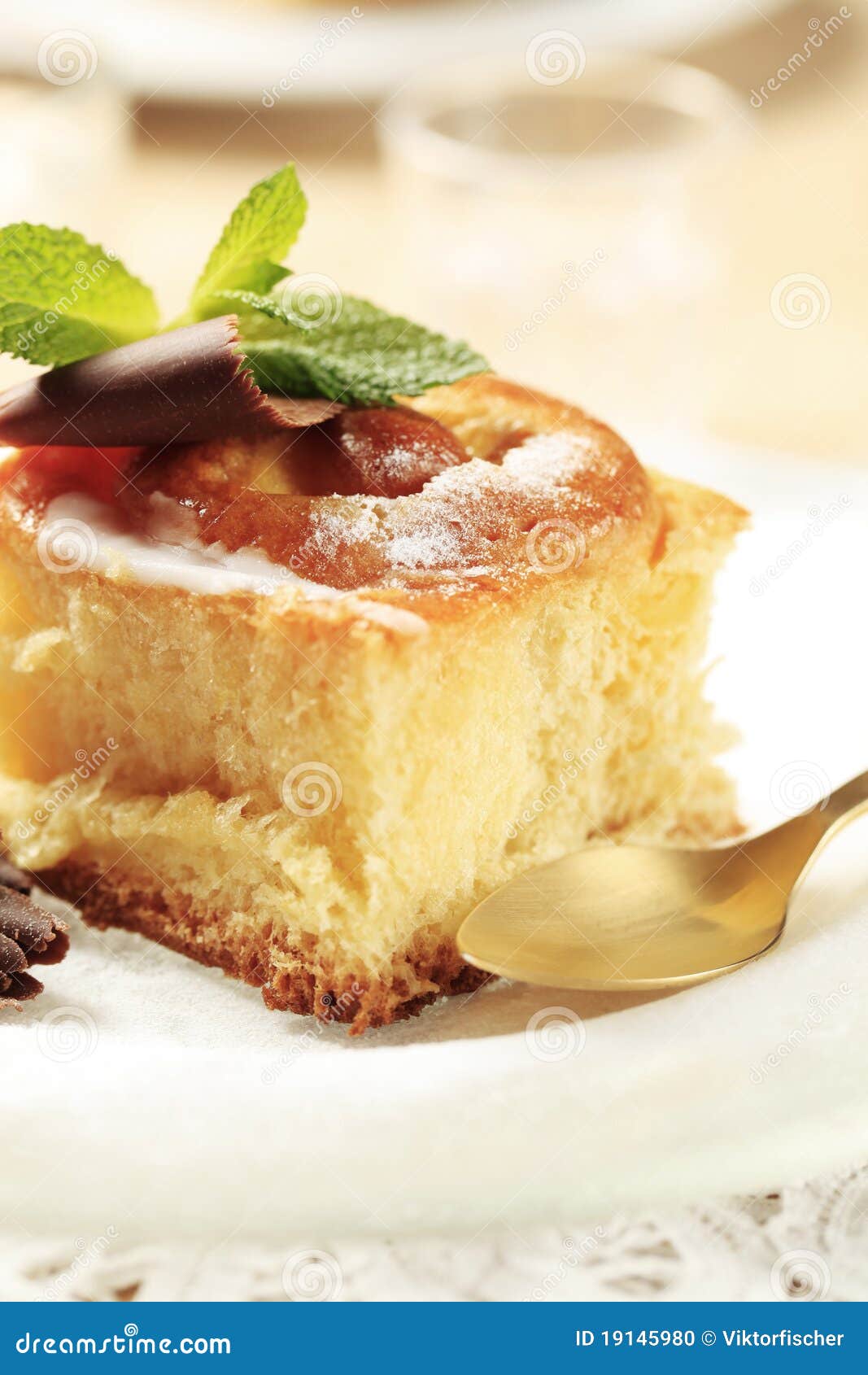 Slice of cake stock photo. Image of breakfast, dessert - 19145980