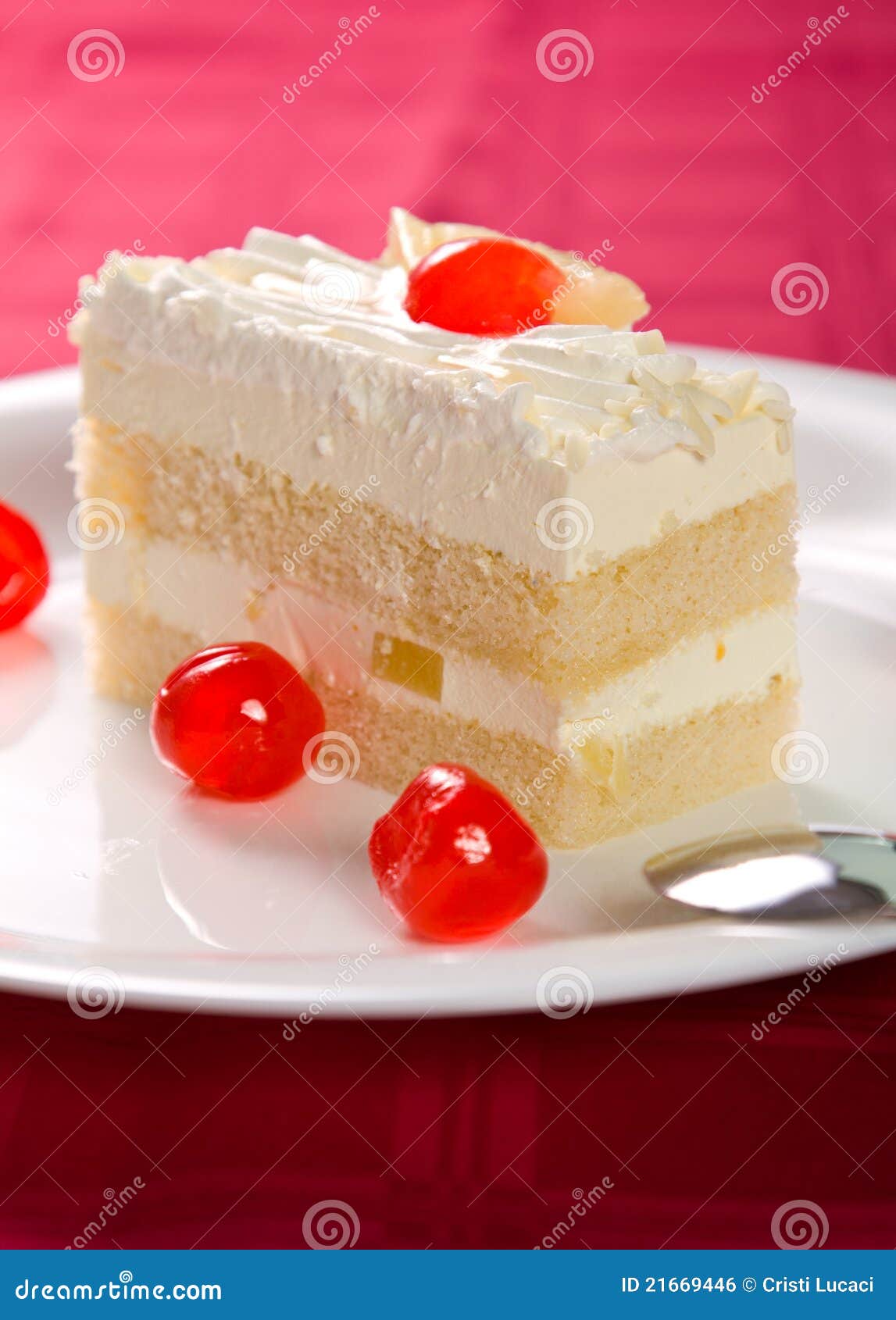 Slice of cake stock photo. Image of layer, birthday, cake - 21669446