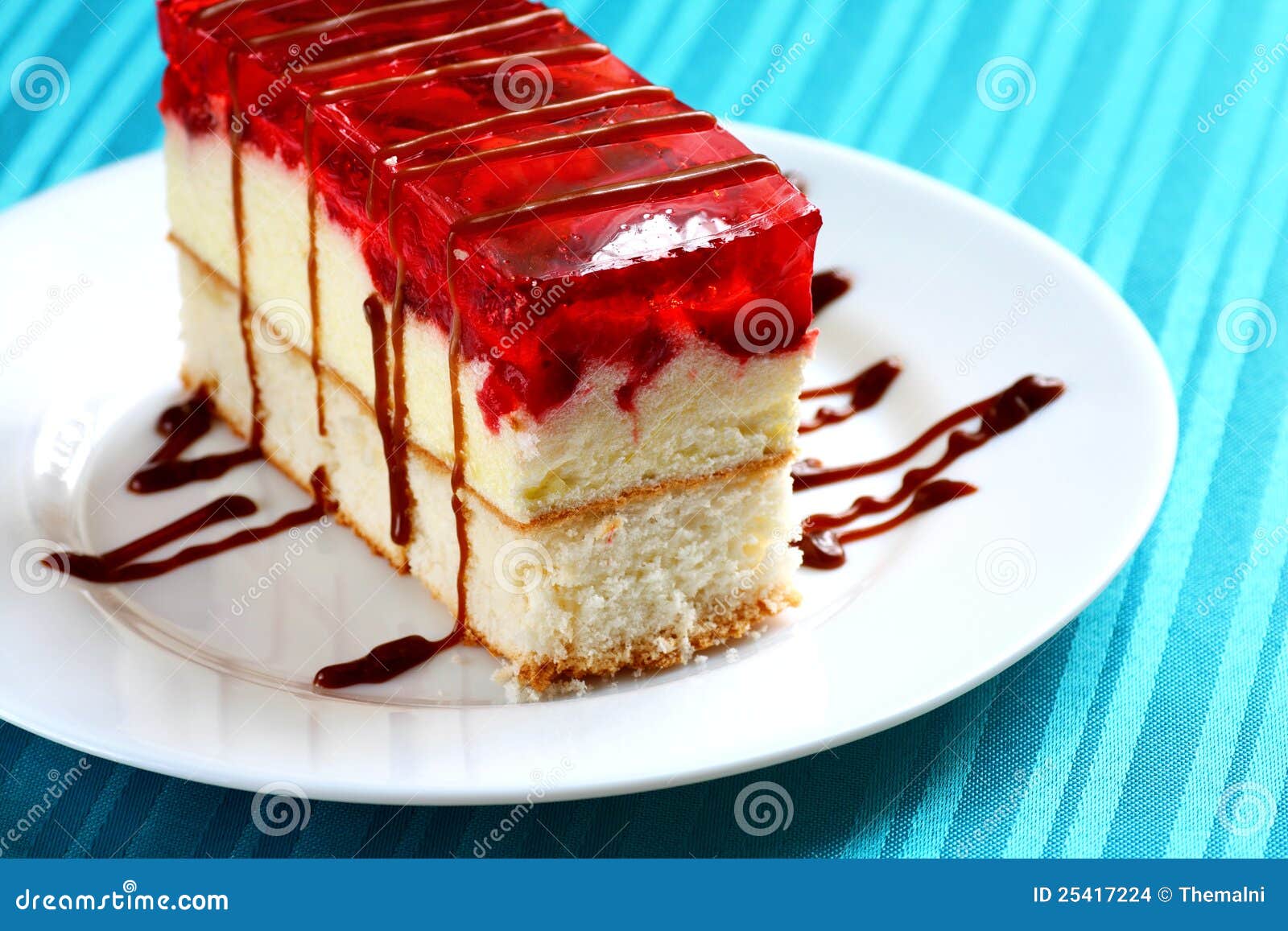 Slice of cake stock photo. Image of home, fruits, strawberries - 25417224