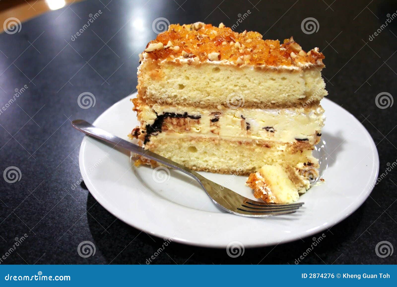 Slice Of Cake Royalty Free Stock Image - Image: 2874276