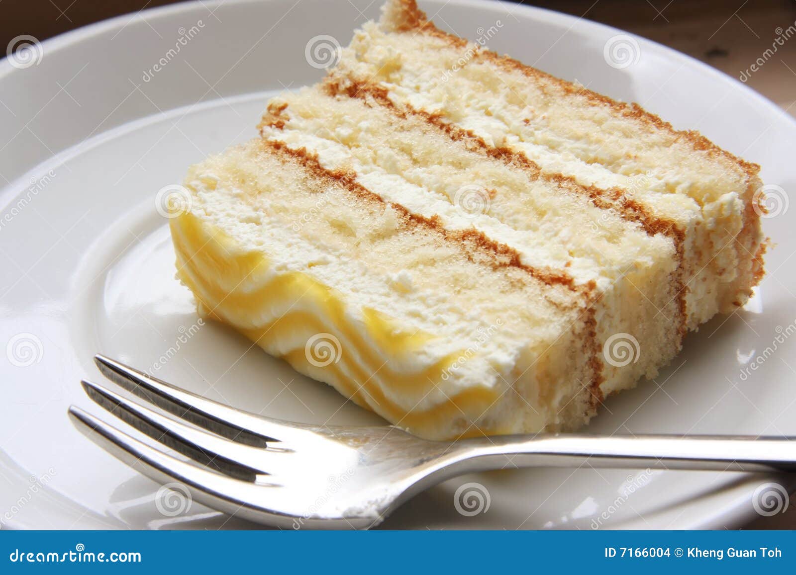 Slice of cake stock photo. Image of layers, plate, celebration - 7166004