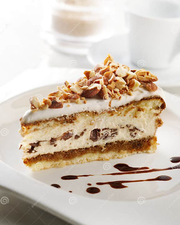 Slice of cake stock image. Image of food, snack, dessert - 9097029